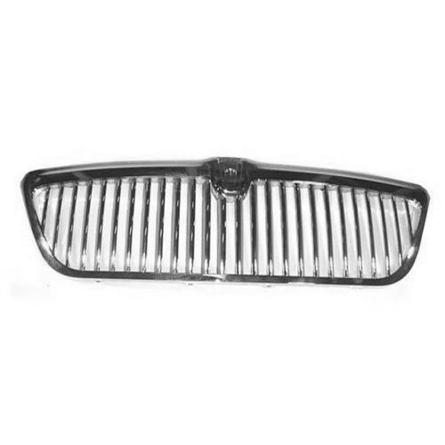 FRONT GRILLE; MATTE FINISH WITH CHROME OUTER MOLDING; MADE OF PLASTIC ...