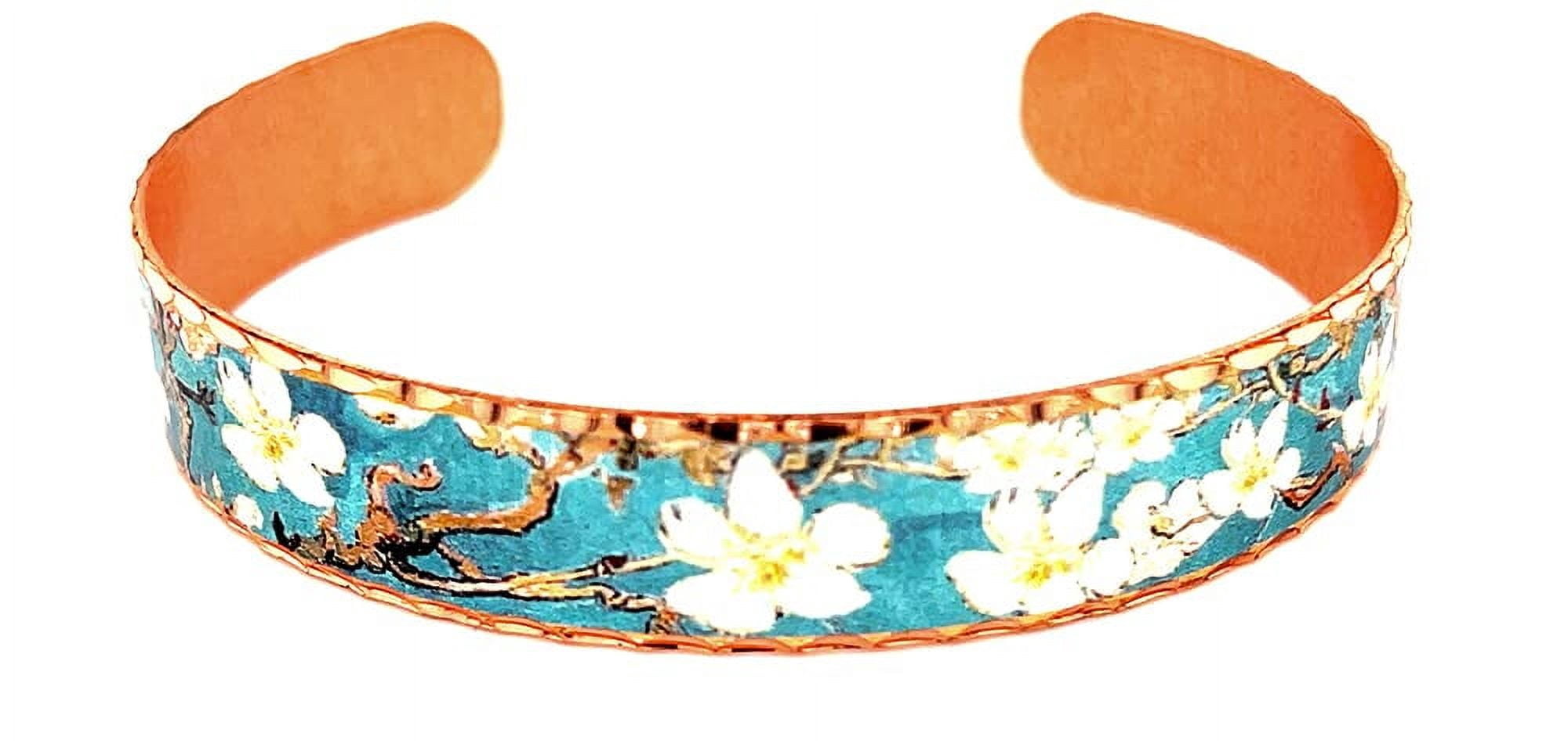 FRONT LINE JEWELRY Artisan-crafted Copper Bracelets Cuff Featuring ...