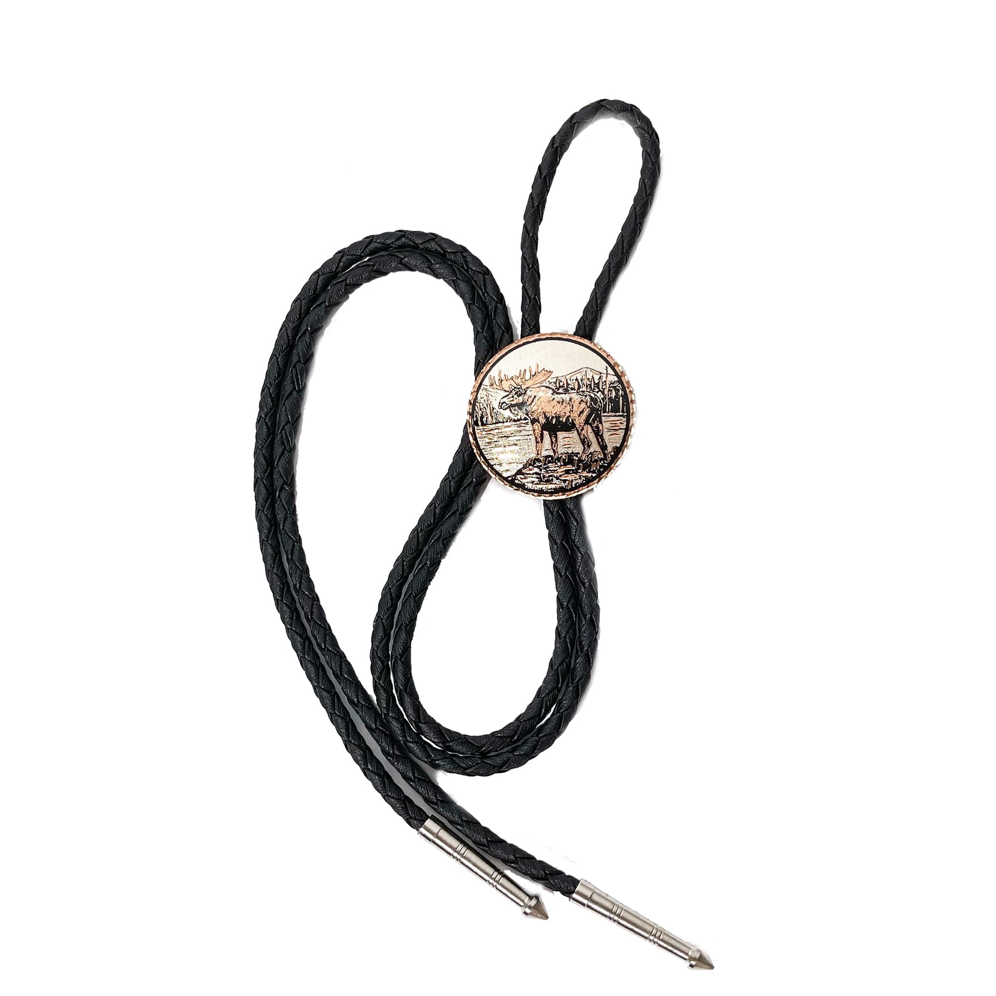 FRONT LINE JEWELRY Western Bolo Ties/Animal Bolo Ties/Grizzly Bear ...