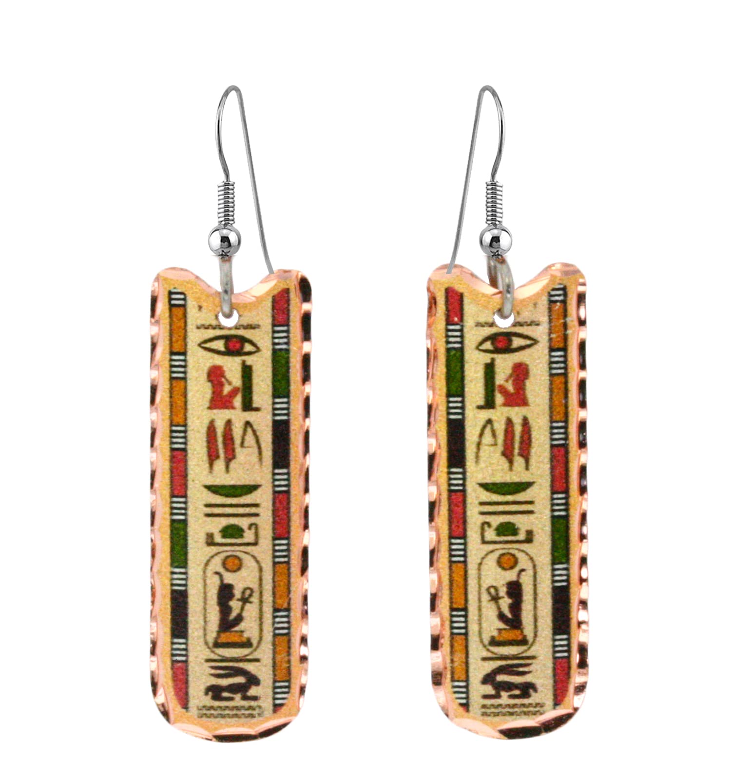 FRONT LINEJEWELRY Ancient Egyptian Eye of Horus Scarab Beetle Lotus ...
