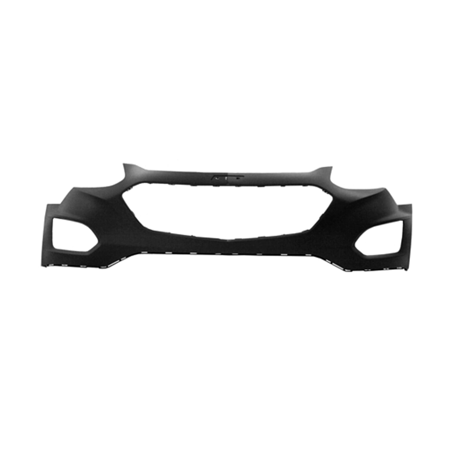 FRONT UPPER BUMPER COVER; WITH FOGS [INCLUDES FOG HOLE BEZELS ATTACHED ...