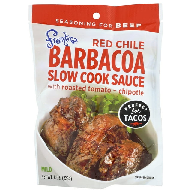 FRONTERA RED CHILE BARBACOA SLOW COOK SAUCE, MILD, 8 OZ. - Walmart.com