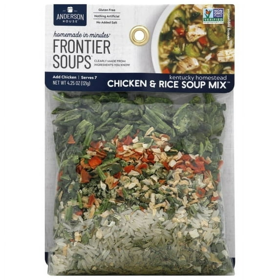 FRONTIER KENTUCKY CHICKEN RICE SOUP MIX, 4.25 OZ - Walmart.com