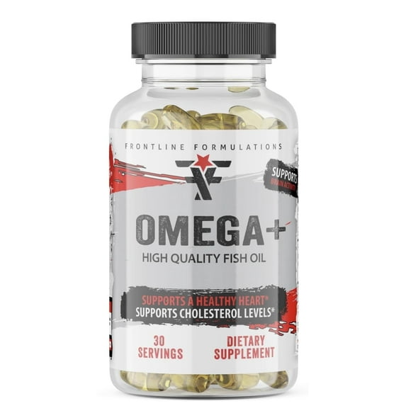 FRONTLINE FORMULATIONS Omega+ Capsules, 4 oz, 1 Count - Walmart.com