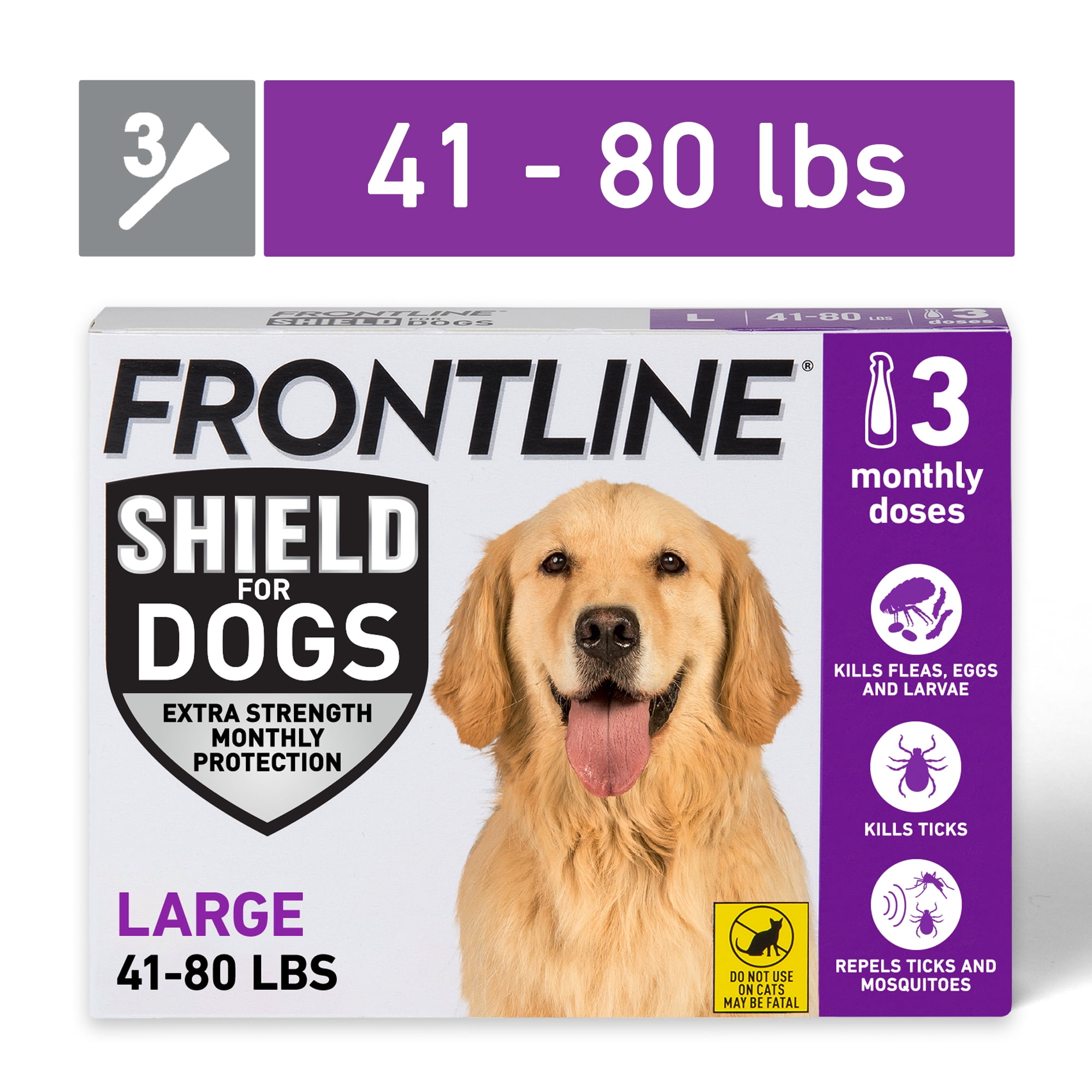 Free Shipping! FRONTLINE Flea and Tick Treatment for Dogs 41-80 lbs ...