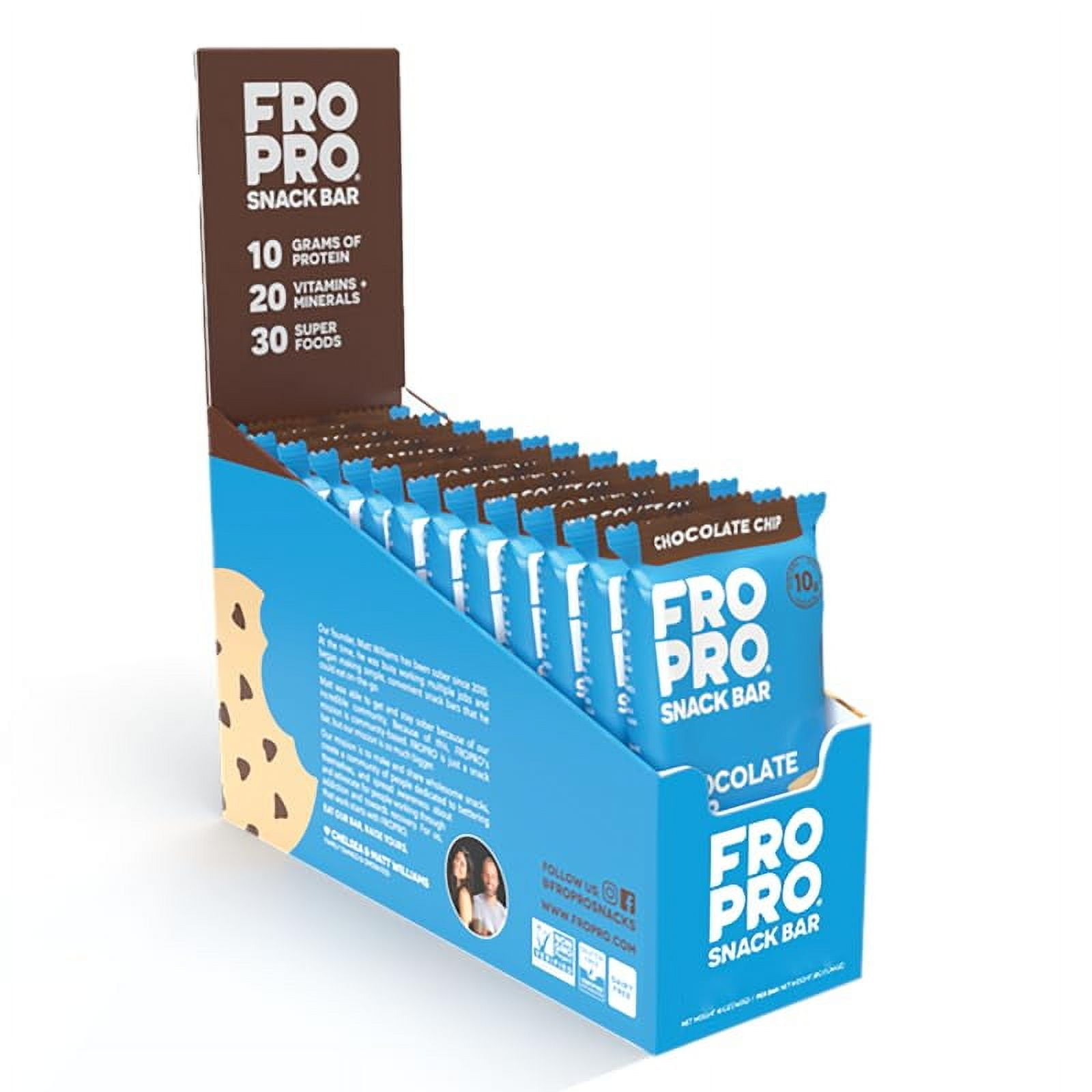 FROPRO Snack Bars - YPF5 Plant Based Protein Bars, All-Natural, Gluten ...