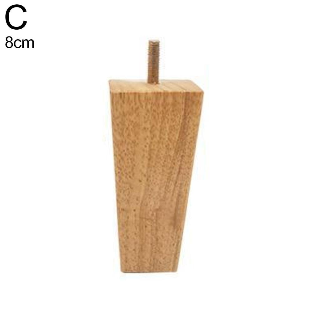 FROVOL Square 6/10/15cm Wood Sofa Legs Replacement Height Screws ...