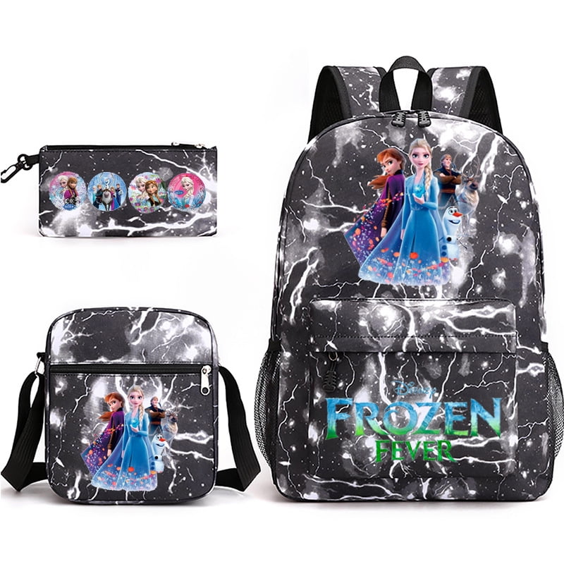 FROZEN Anime Backpacks Sets, Cartoon Laptop Backpack with Lunch Bag and ...