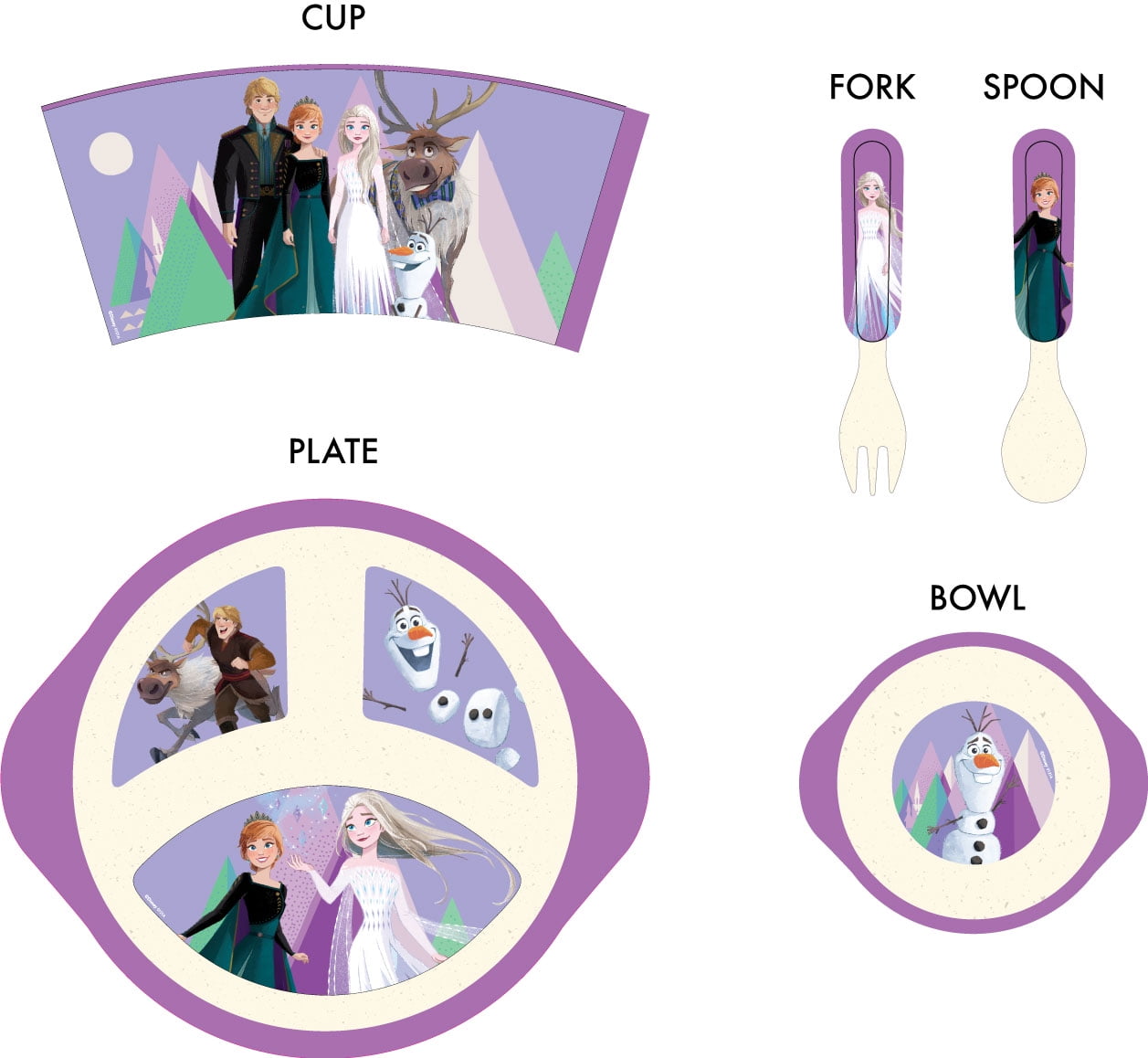 FROZEN DINNERWARE SET - Walmart.com