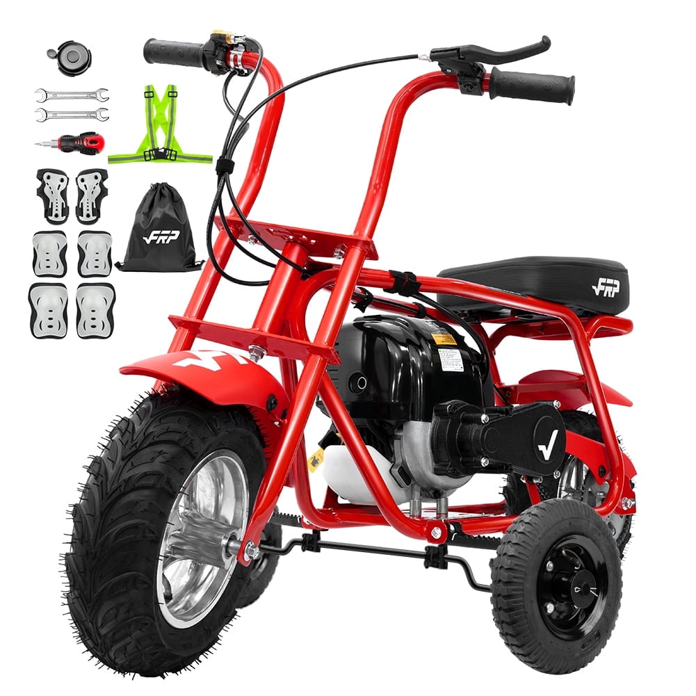 FRP 40cc Gas Powered Mini Bike Bundle Training Wheels for New Rides, 4 ...