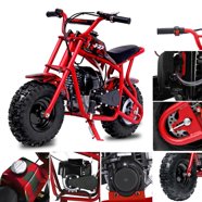 FRP GMB100 99CC 4-Stroke Mini Bike, Gas Powered, LED Headlight, 28 Mph ...
