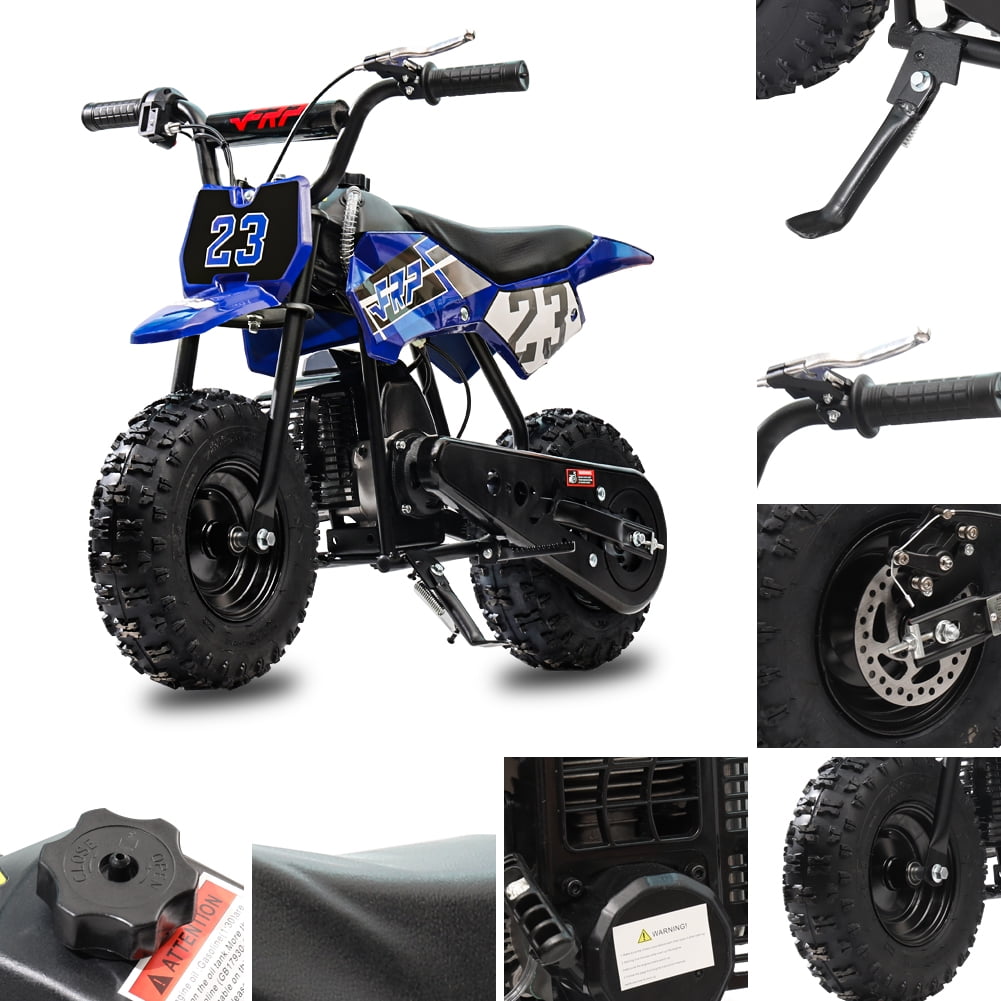 FRP DB002 Mini Kid Dirt Bike, Gas Powered 50 CC 2-Stroke Engine, Eco ...