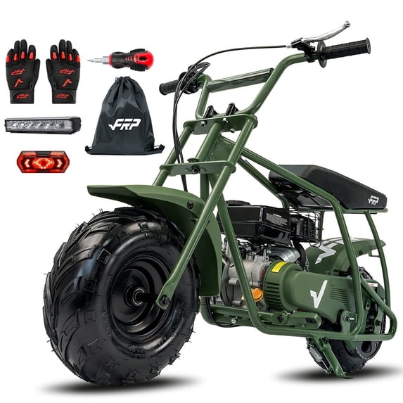 FRP GMB100 Mini Dirt Bike 99cc 4-Stroke, Gas Off-Road Mini Bike for ...
