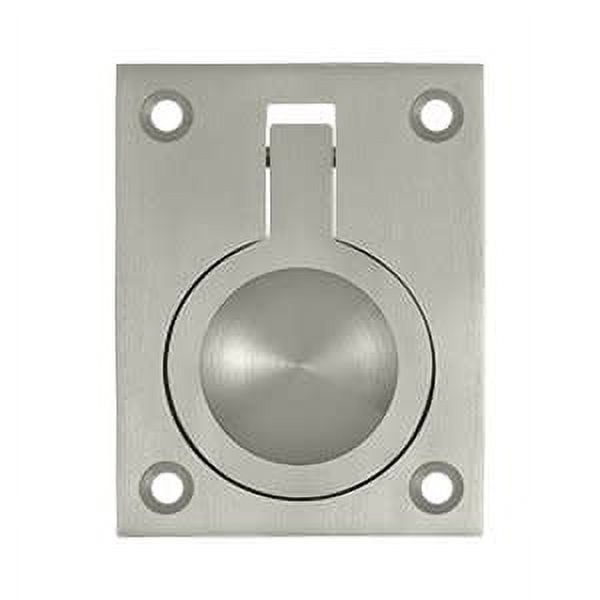 FRP25U15 2-1/2" x 1-7/8" Flush Ring Pull - Satin Nickel - Walmart.com