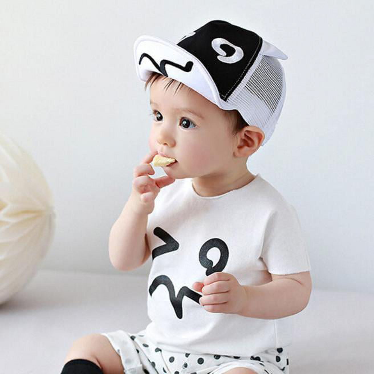 FRSASU Children Hat Summer Mesh Soft Brim Flanging Sun Hat Baseball Cap ...