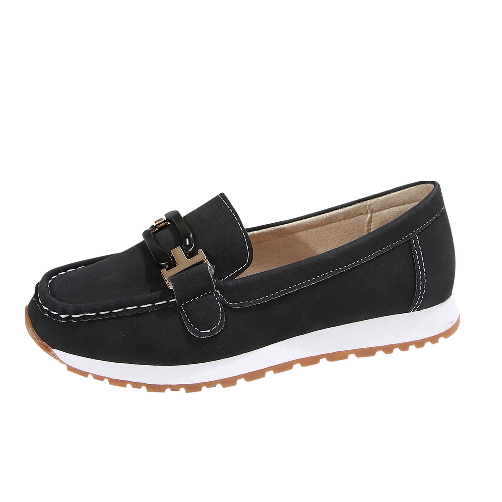 FRSASU Loafers for Women Business Casual Shoes Comfortable ...