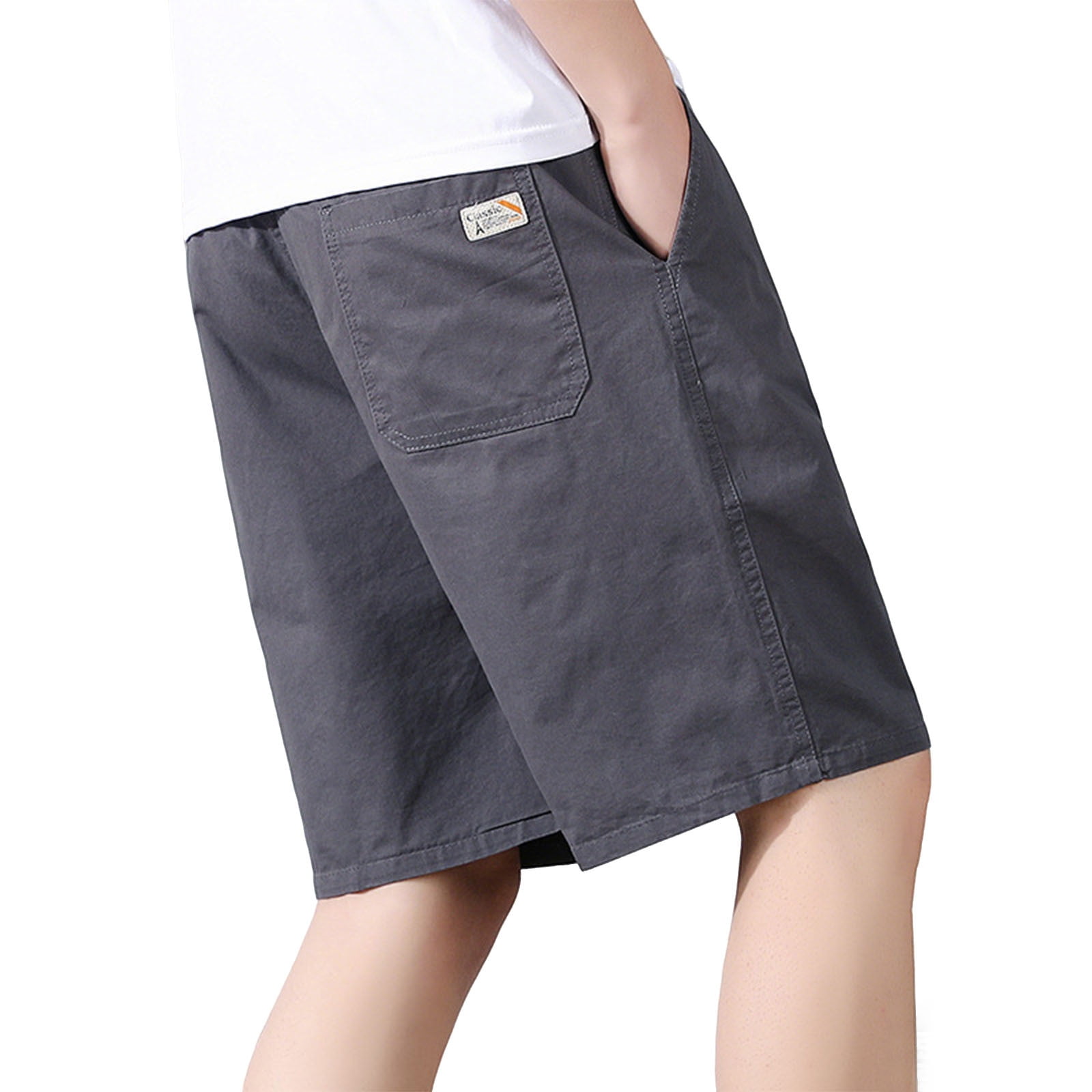 FRSASU Men's 10” Lightweight Ripstop Stretch Cotton Cargo Shorts Dark ...