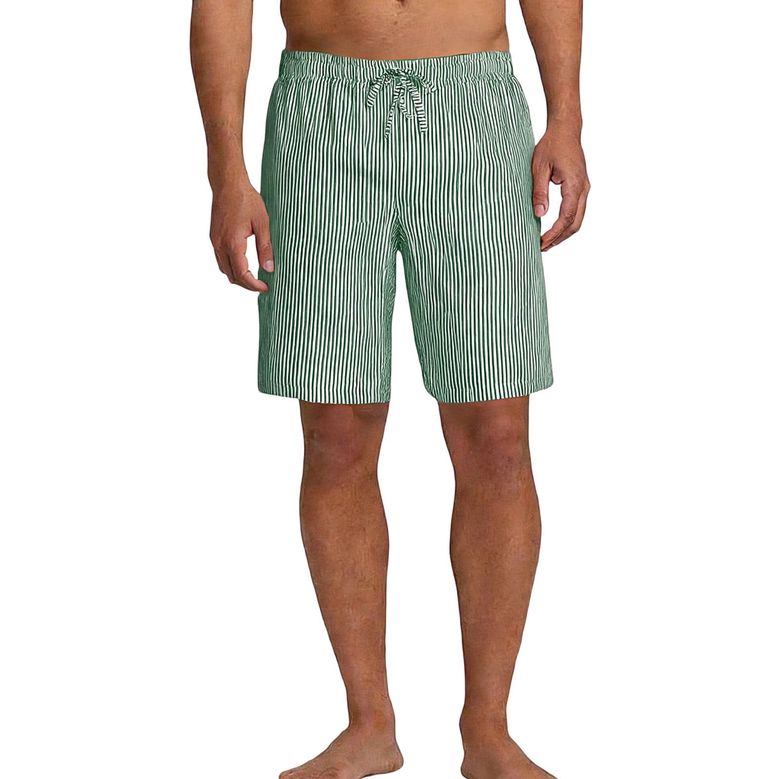 FRSASU Men's Cotton Running Strip Shorts with Pockets 5 Inch Workout ...