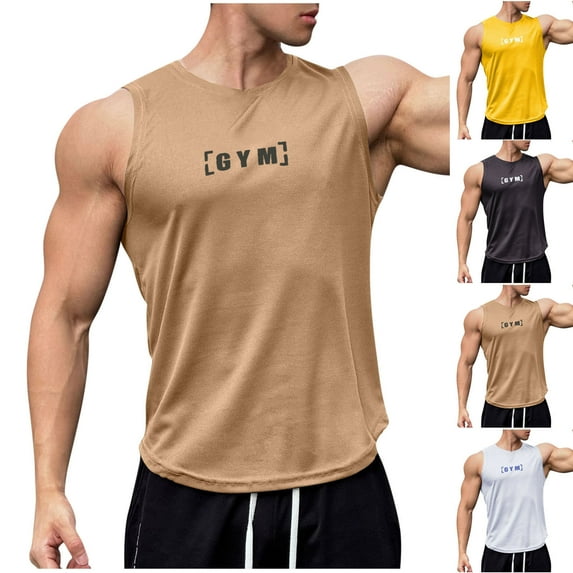 FRSASU Men's Graphic Tank Tops | Ultra Soft Cotton Rayon Stretch ...