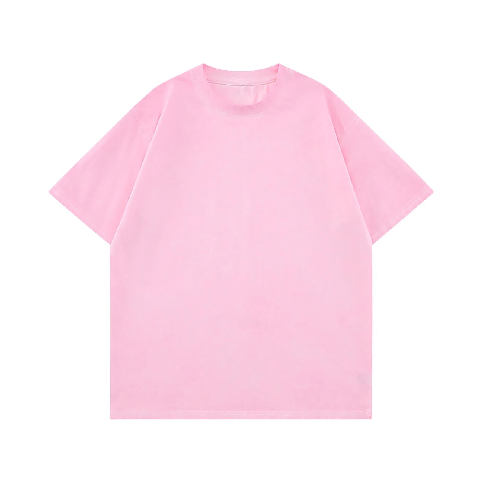 FRSASU Men's Oversized Cotton T-Shirts Loose Fit Vintage Washed Tee ...
