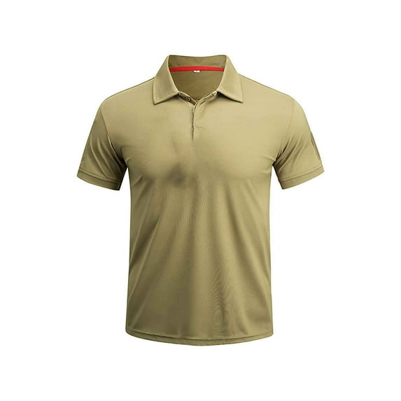 FRSASU Men's Polo Shirts, Tactical Short Sleeve Golf Performance Shirts ...