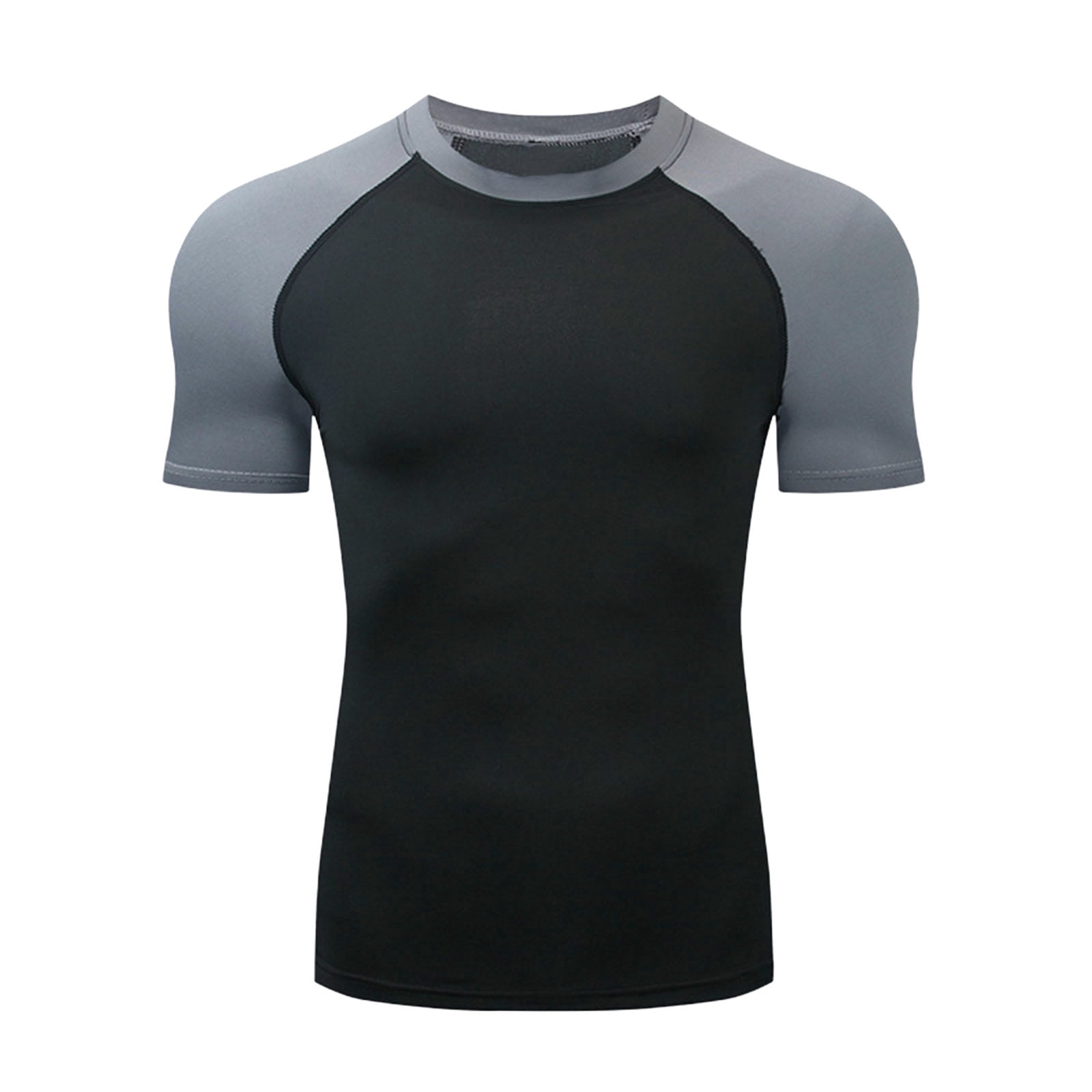 FRSASU Men's Running T-Shirt Compression T-shirts Sportswear Gym Rash ...