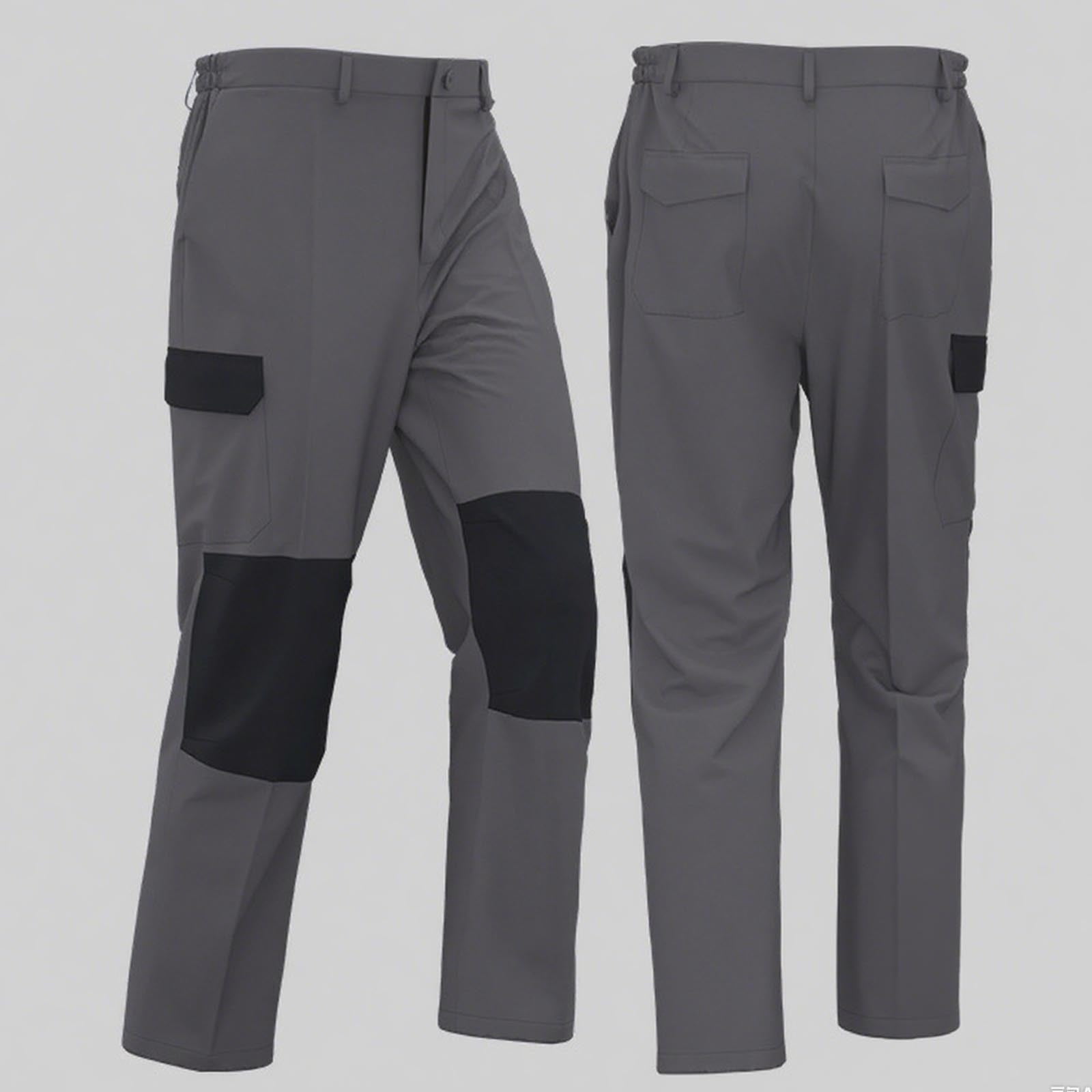 FRSASU Mens fashionable color blocked Work Pants Ripstop Waterproof ...