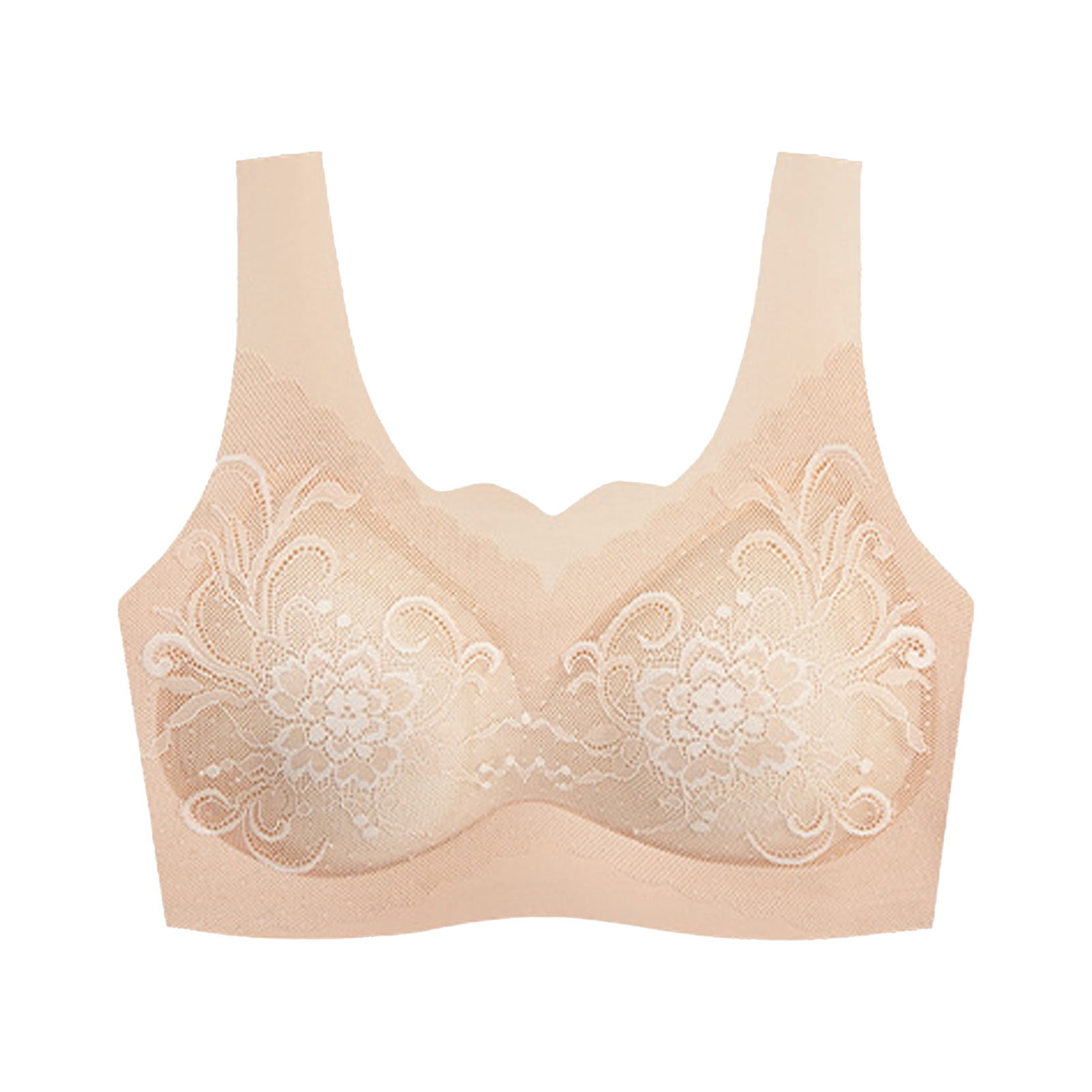 FRSASU Plus size Bras Clearanc Women Top Bra Wire Free Underwears Base ...