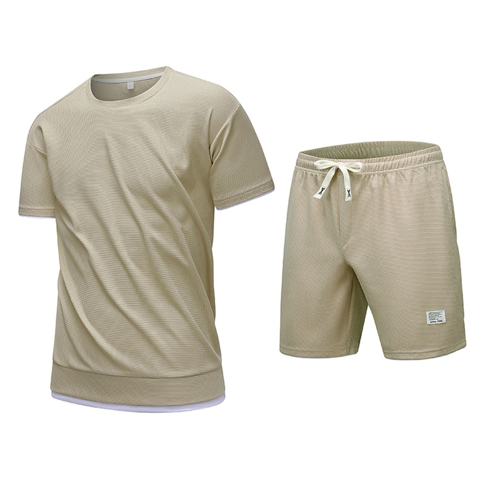 FRSASU Shirts Shorts Workout Set Men's Clothes Short set outfits Gym ...