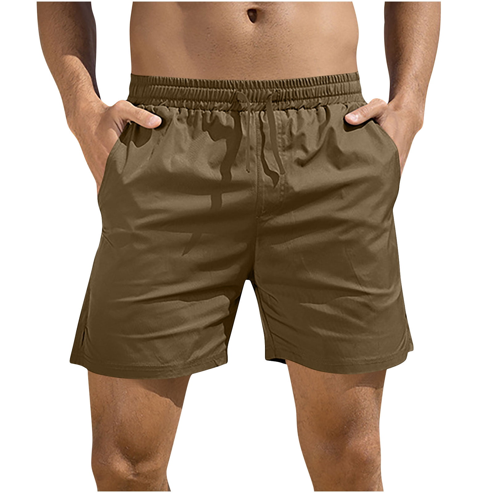 FRSASU Summer Running Shorts for Men Sportswear Elastic Quick Dry ...