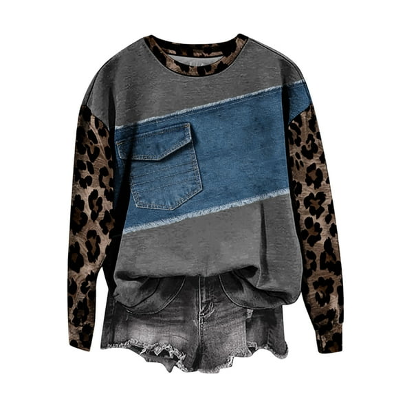 FRSASU Sweatshirts for Women Fashion Vintage Long Sleeves Shirts ...