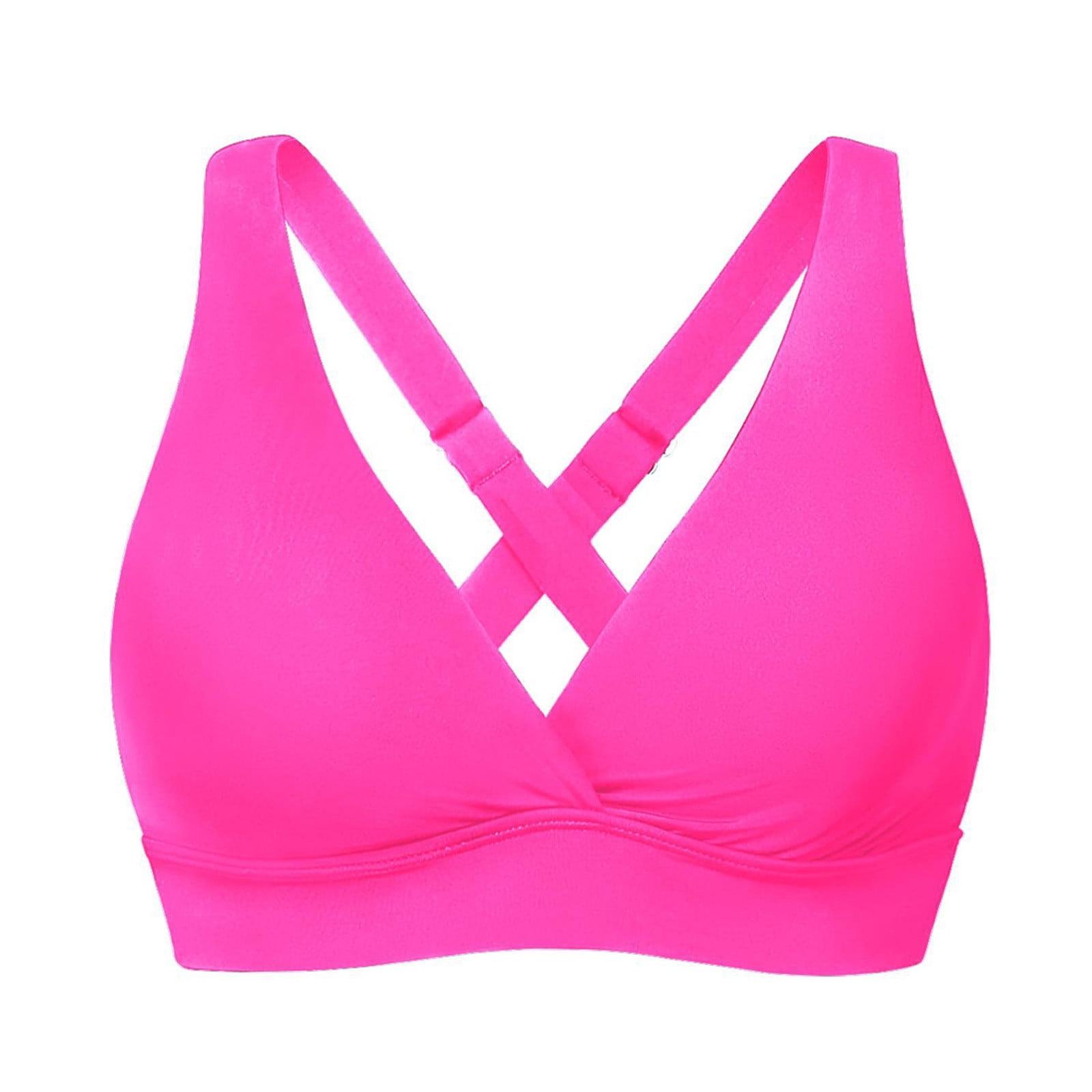 FRSASU Women Bikini Top Fashion Solid Color Slim Fit Bathing Suit Top ...