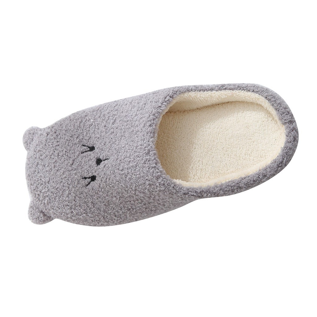 FRSASU Women Slippers ,Women'S House Slippers Slip-On Anti-Skid Bear ...