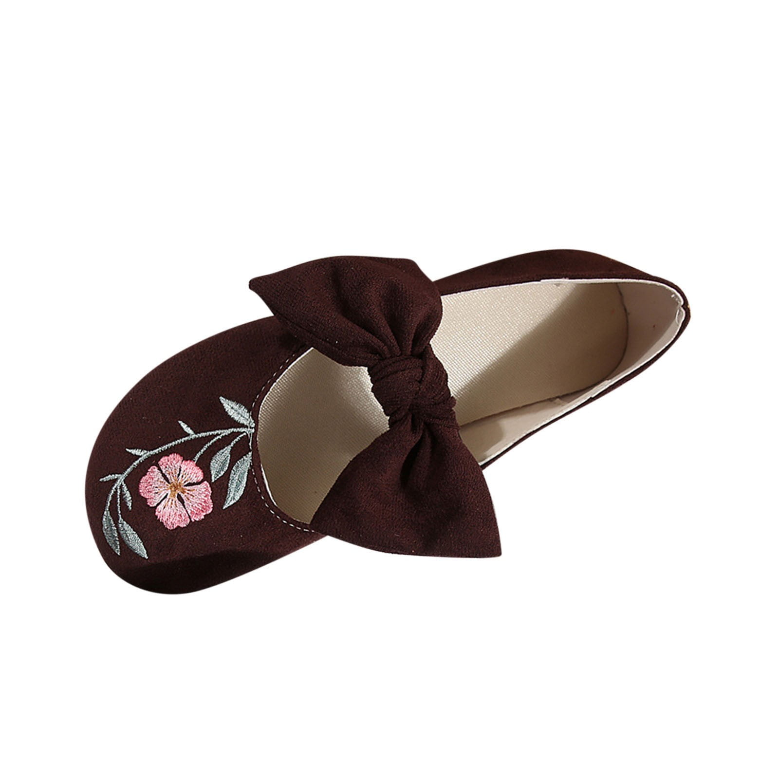 FRSASU Women's Ballet Flats Soft Knit Lightweight Round Toe Slip On ...