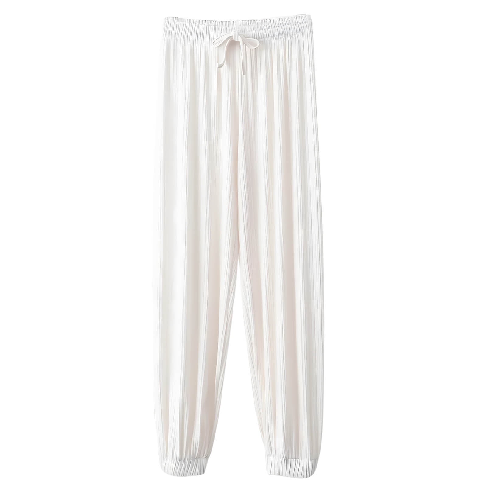 FRSASU Women's Long Sleep Pants Summer Lightweight Lounge Pants Casual ...