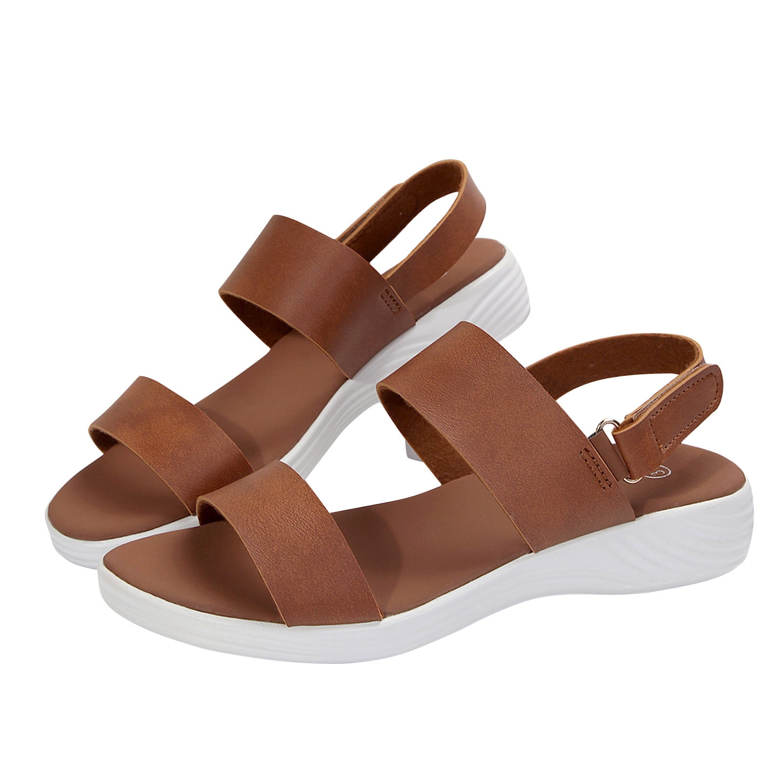 FRSASU Women's Sandals Double Delt Sports Sandals Sports Summer Glamour ...