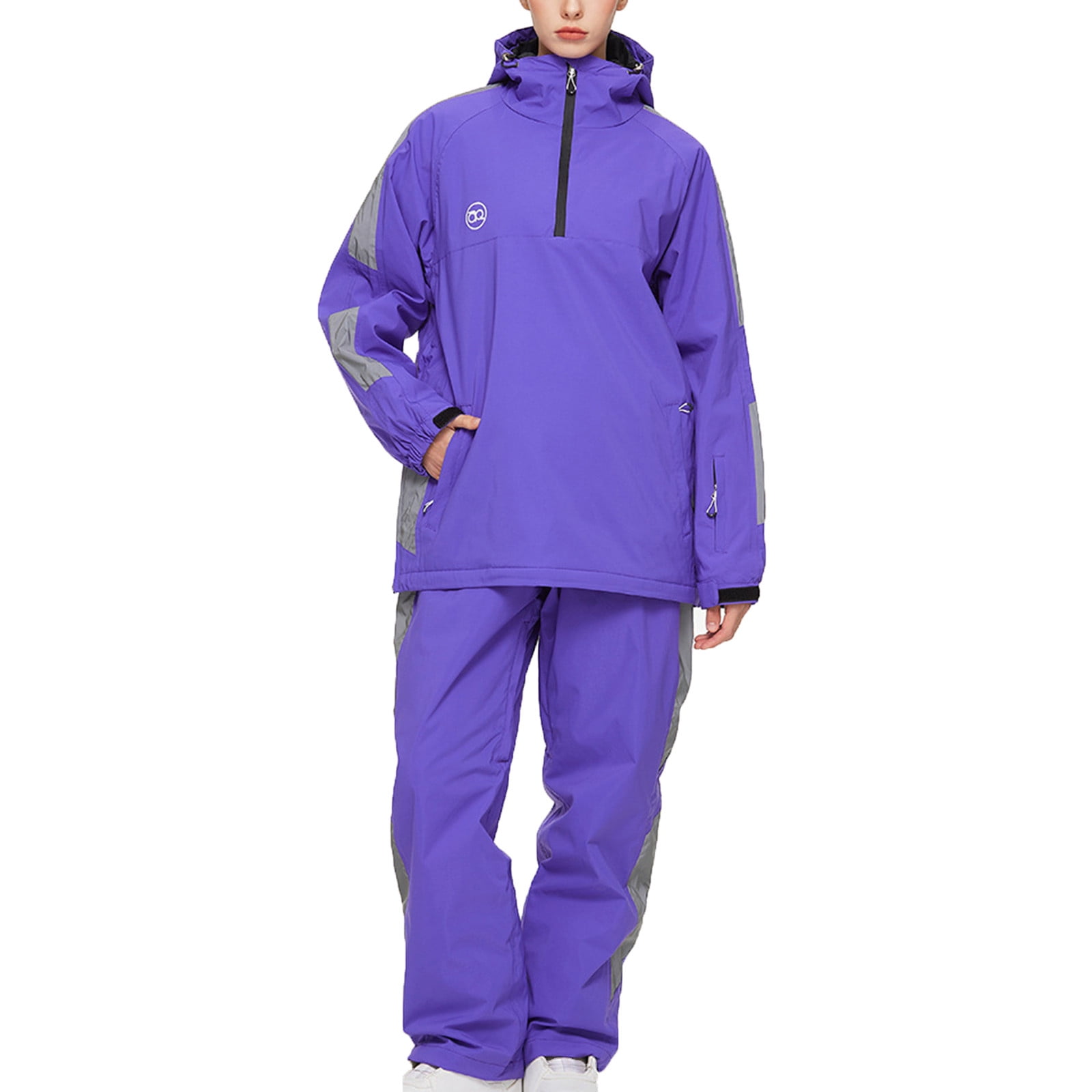 FRSASU Women's Ski Snow Jackets and Pants Set Windproof Waterproof ...