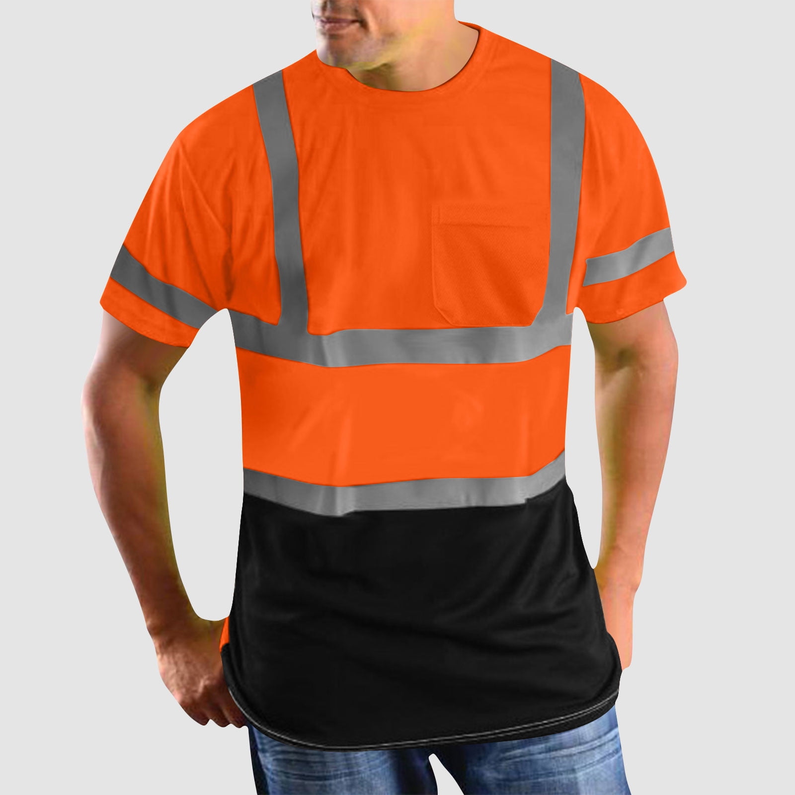 FRSASU sesafety Hi Visibility Shirts for Men, Safety Shirts with ...