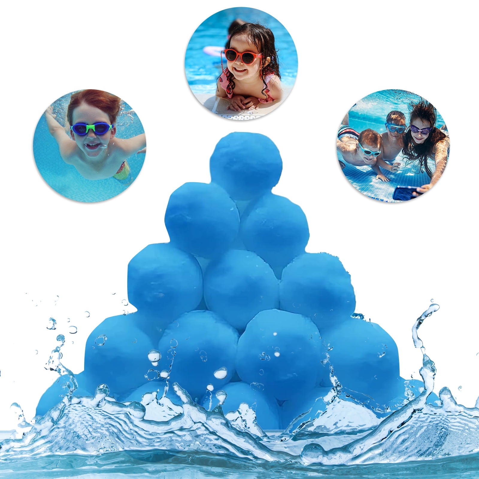 FRTDNE Pool Filter Balls, 1.5 lbs for Sand Filter, Eco-Friendly Fiber ...