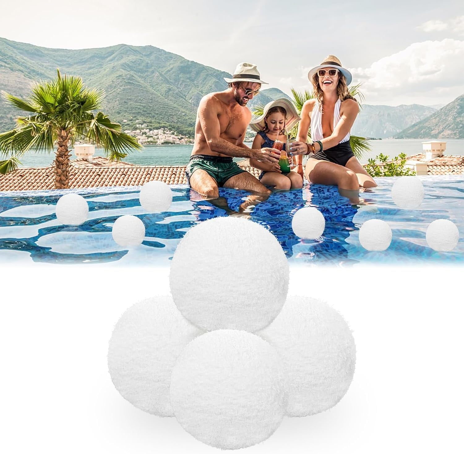 FRTDNE Scum Eliminating Ball, Reusable Eliminating Sponge Ball,Oil ...