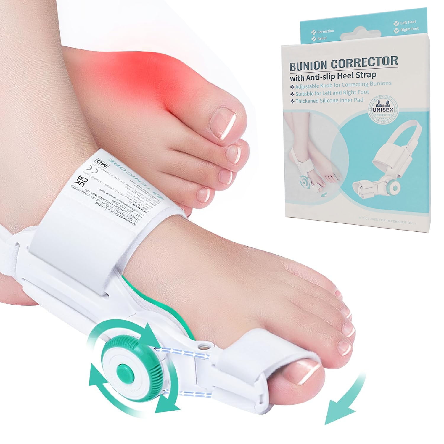 FRUIKING Bunion Corrector for Women & Men, Fits Both Left/Right Foot ...