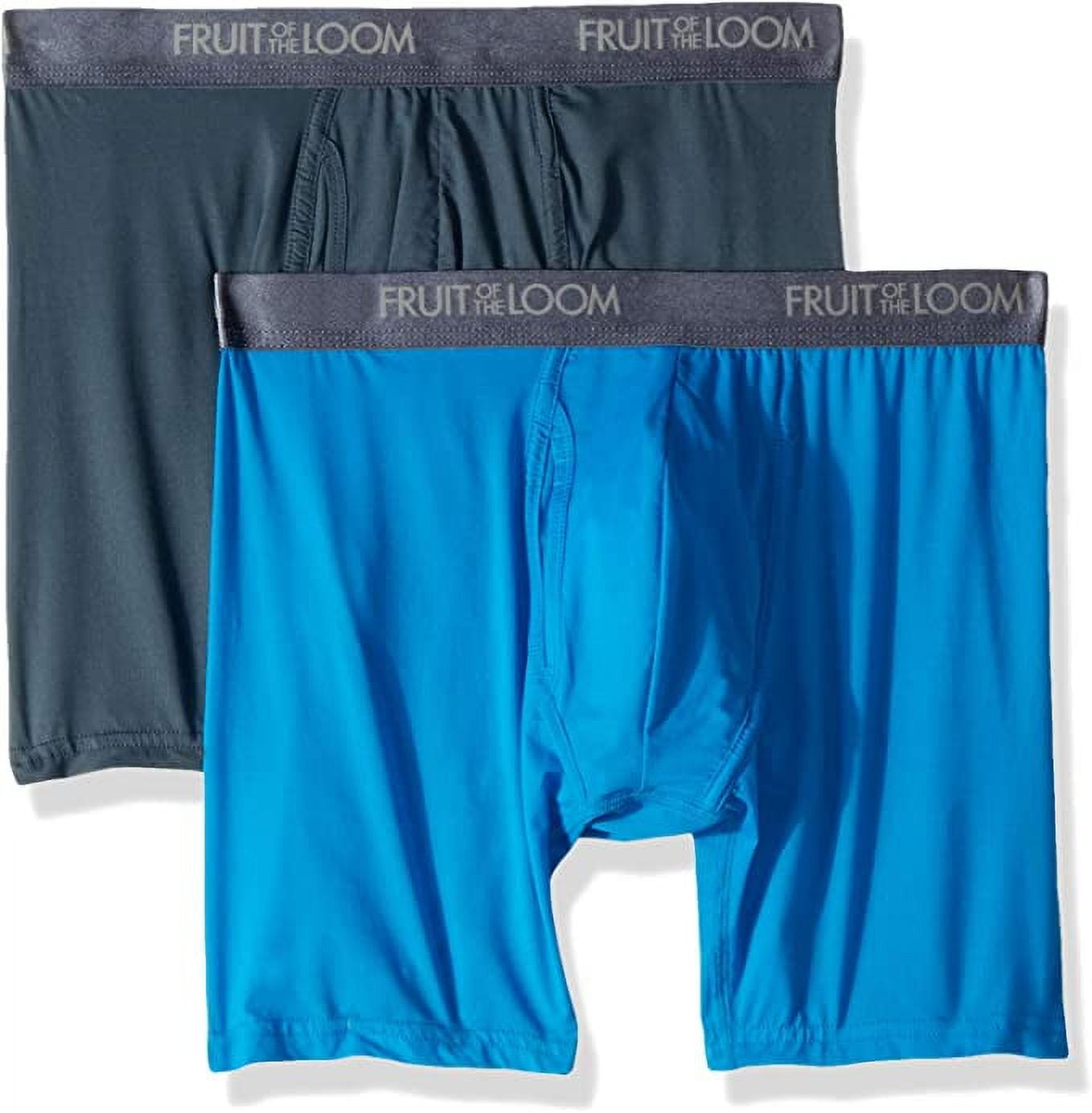 Fruit of the Loom Men's Breathable Nylon Boxer Briefs Underwear ...