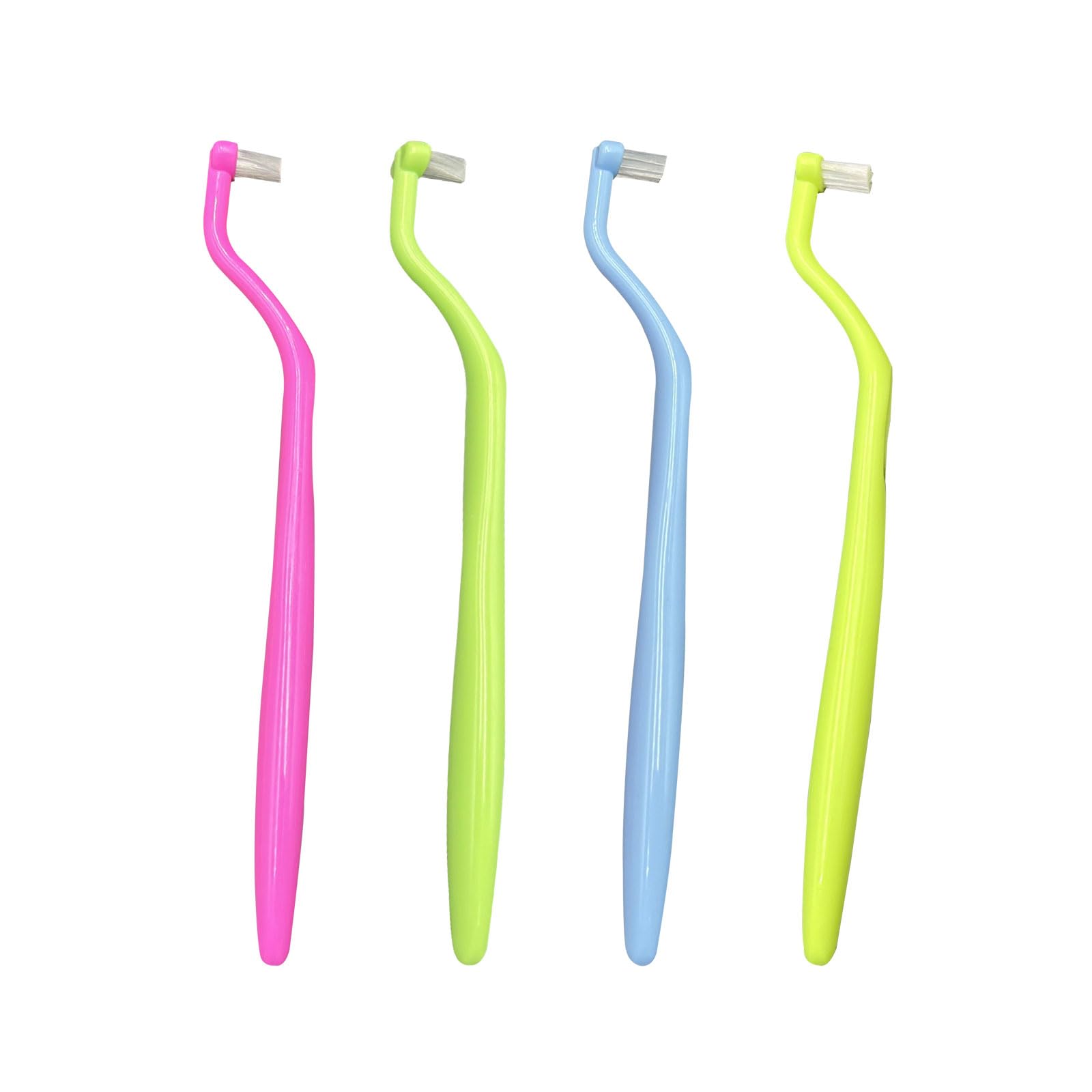 FRUTA Orthodontic Toothbrush 4pcs OIF8 Tuft Toothbrush Compact ...