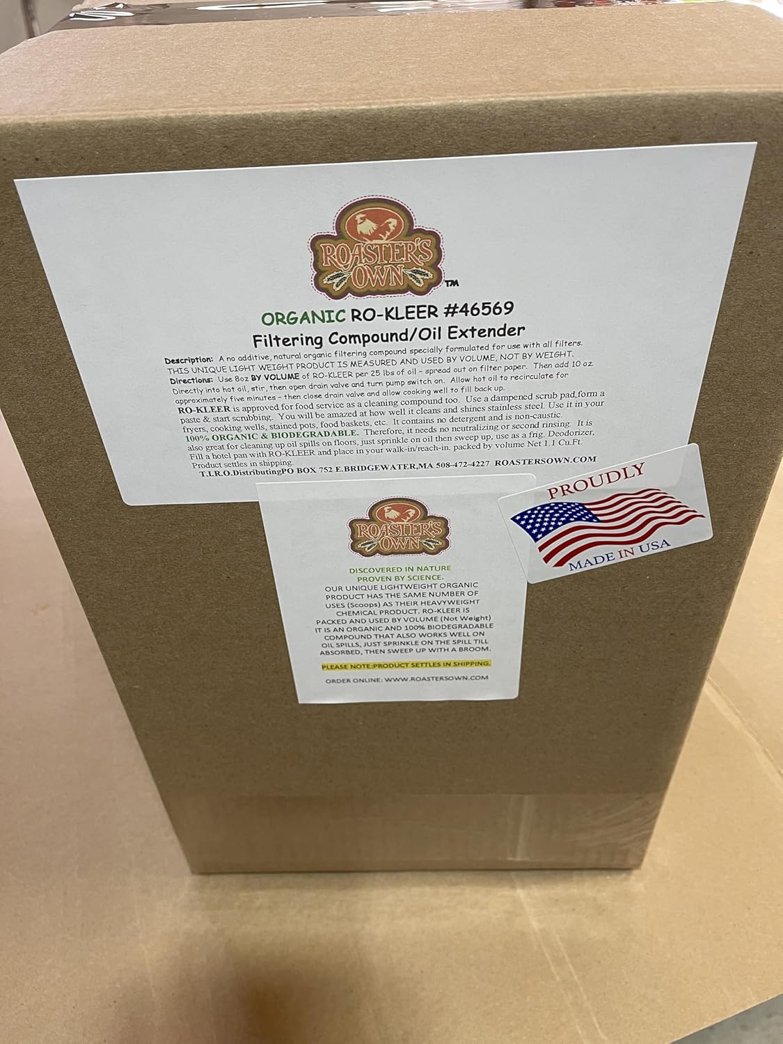 FRY POWDER FRYER FILTER FRYPOWDER Ro-Clear Organic FRYPOWDER Fryer ...