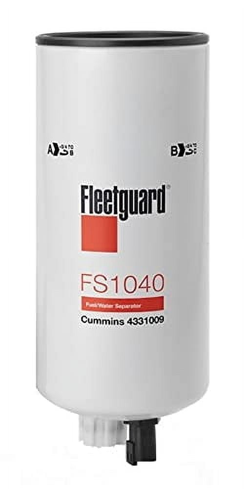 FS1040 Fleetguard Fuel Filter Water Separator, Replaces Baldwin ...