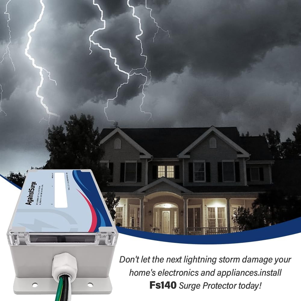 FS140 Surge Protector Whole House Protecting for 140,000 Amps - Whole ...
