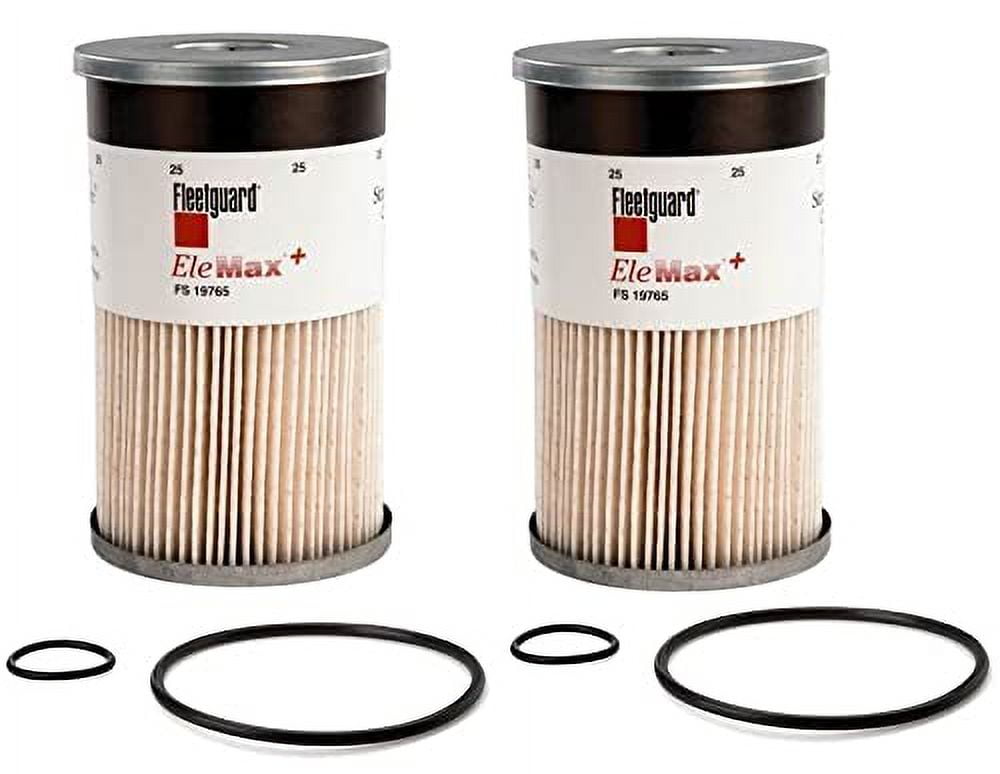 FS19765 Fleetguard Fuel Water Separator (Pack of 2), Replaces Baldwin ...