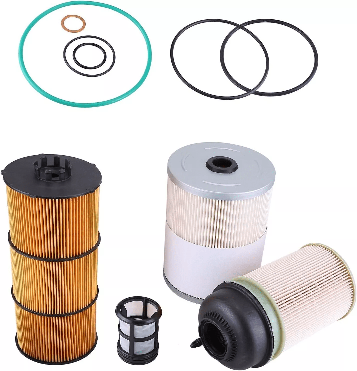 FS19915 PF9908 P551005 Oil &Fuel Filter Kit For DD13 DD15 DD16 Detroit ...