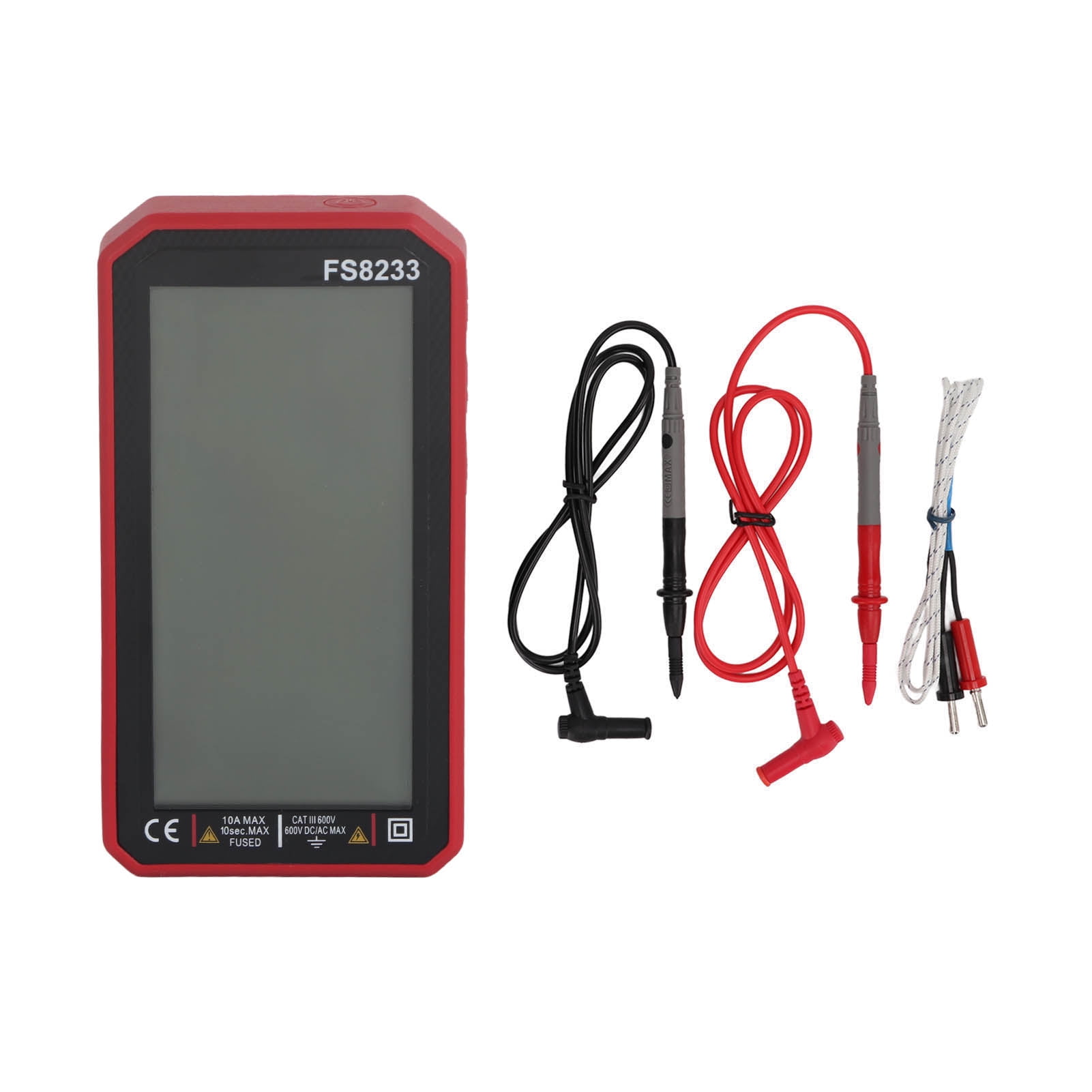 FS8233 Digital Multimeter Handheld Voltage Current Tester Large Screen ...