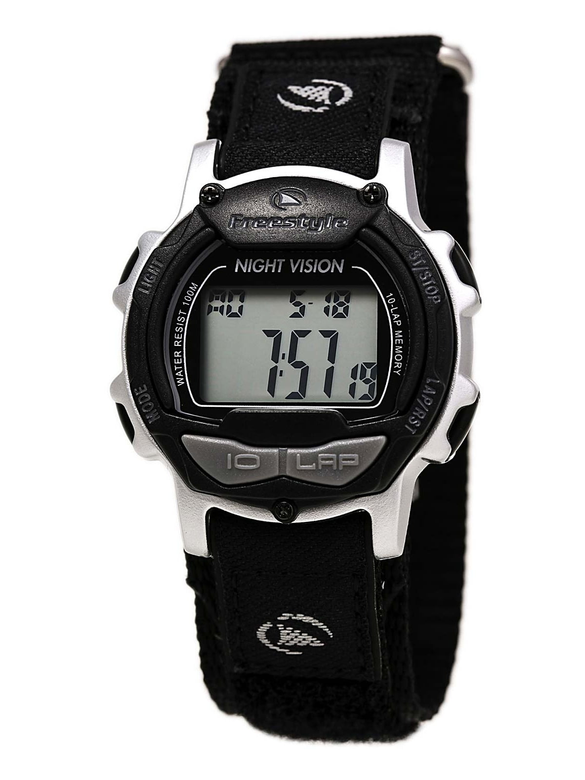FS84886 Unisex Predator Digital Grey Dial Velcro Nylon Strap ...